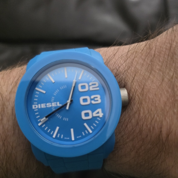 Diesel | Accessories | Diesel Blue Watch | Poshmark